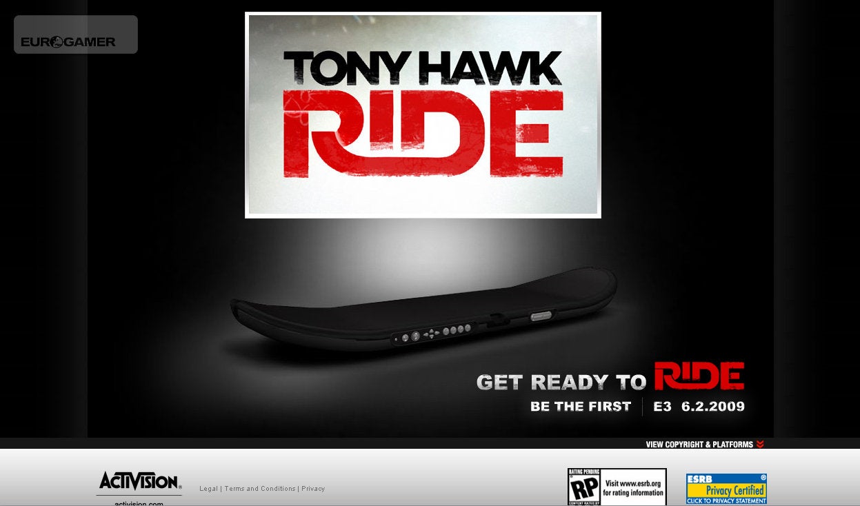 Tony Hawk gets skateboard peripheral | Eurogamer.net
