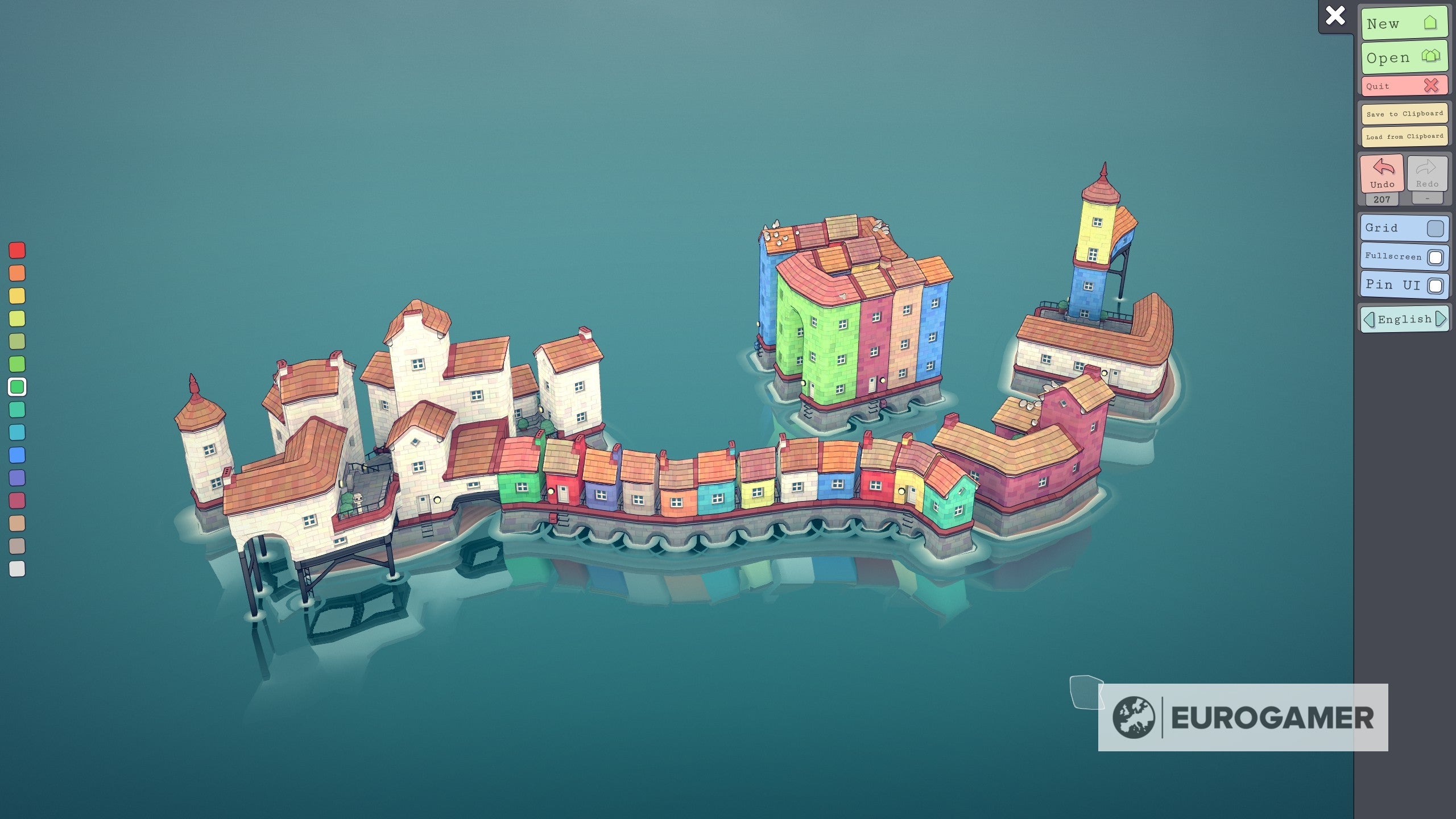 The joy of sculpting beautiful little towns in Townscaper | Eurogamer.net