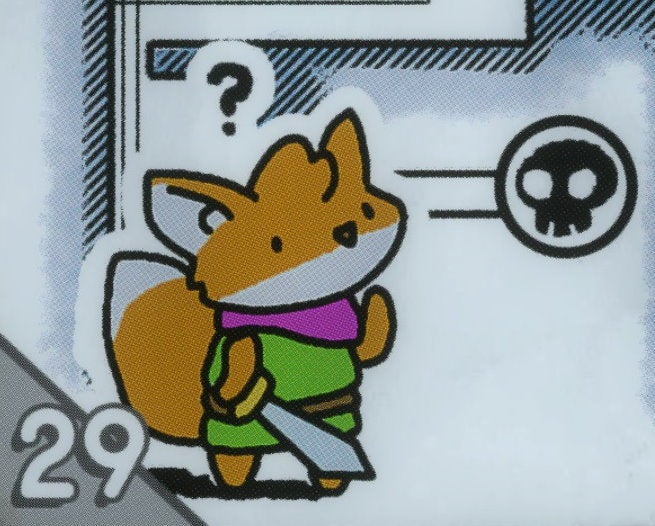 Tunic's instruction manual and the Zelda art that inspired it | Rock ...