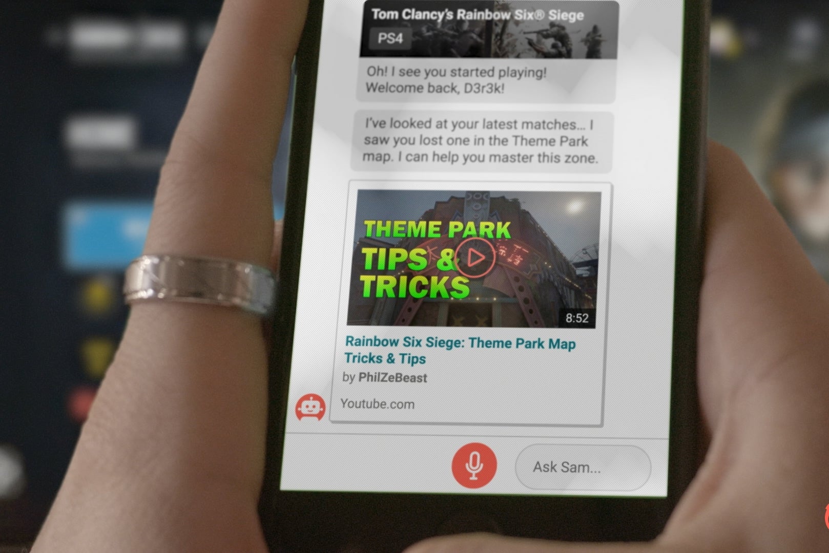 Ubisoft unveils Sam, a personal gaming assistant | Eurogamer.net