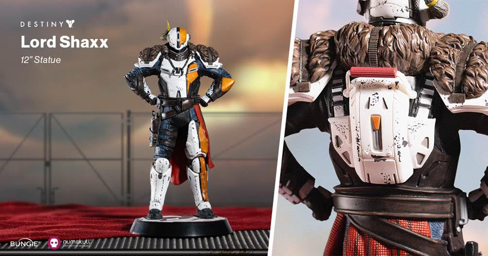 This 12" Destiny Lord Shaxx statue is now available to pre-order ...