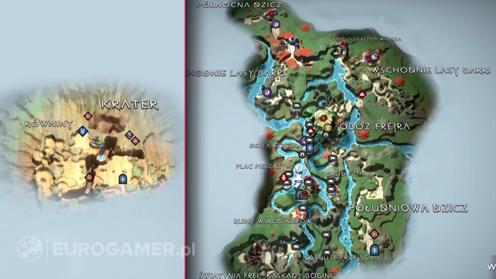 God of War Ragnarok - Vanaheim: mapa, znajdźki, przysługi | Eurogamer.pl God of War Ragnarok - Vanaheim: mapa, znajdźki, przysługi | Eurogamer.pl