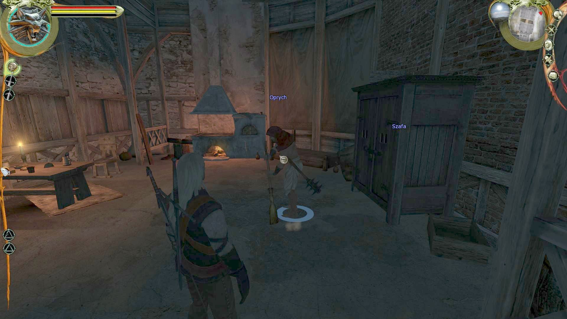 Wiedźmin 1 - Nawiedzony dom: oprych, półelfka | Eurogamer.pl