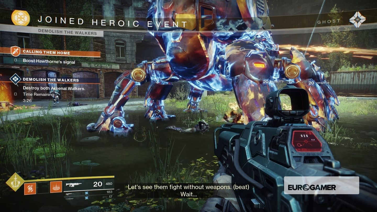 Destiny 2 Heroic Public Events - triggers for Injection Rig, Taken ...