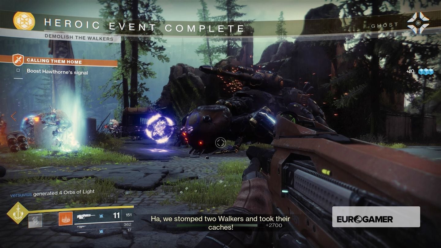 Destiny 2 Heroic Public Events - triggers for Injection Rig, Taken ...