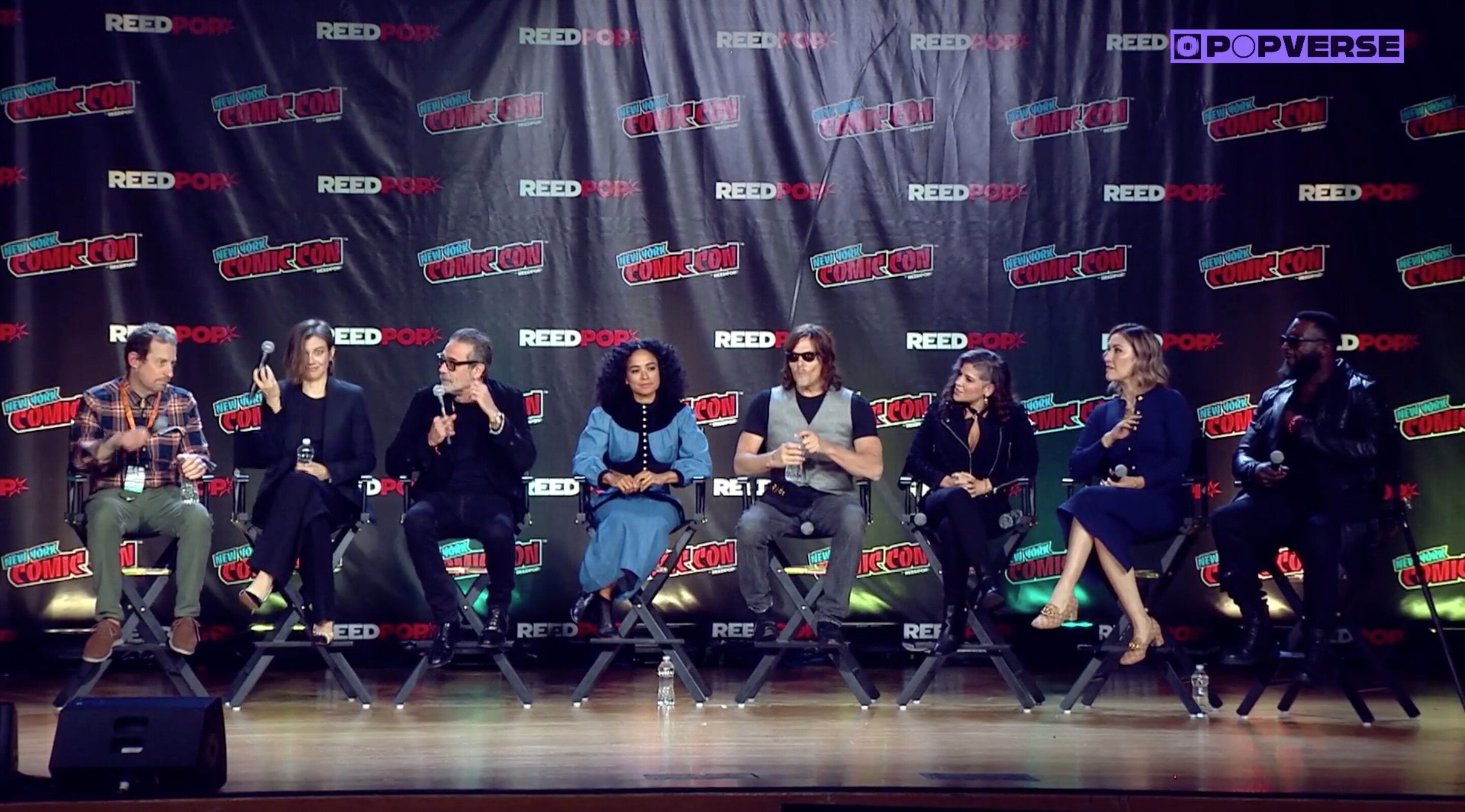 The Walking Dead panel featuring Jeffery Dean Morgan and Lauren Cohan ...