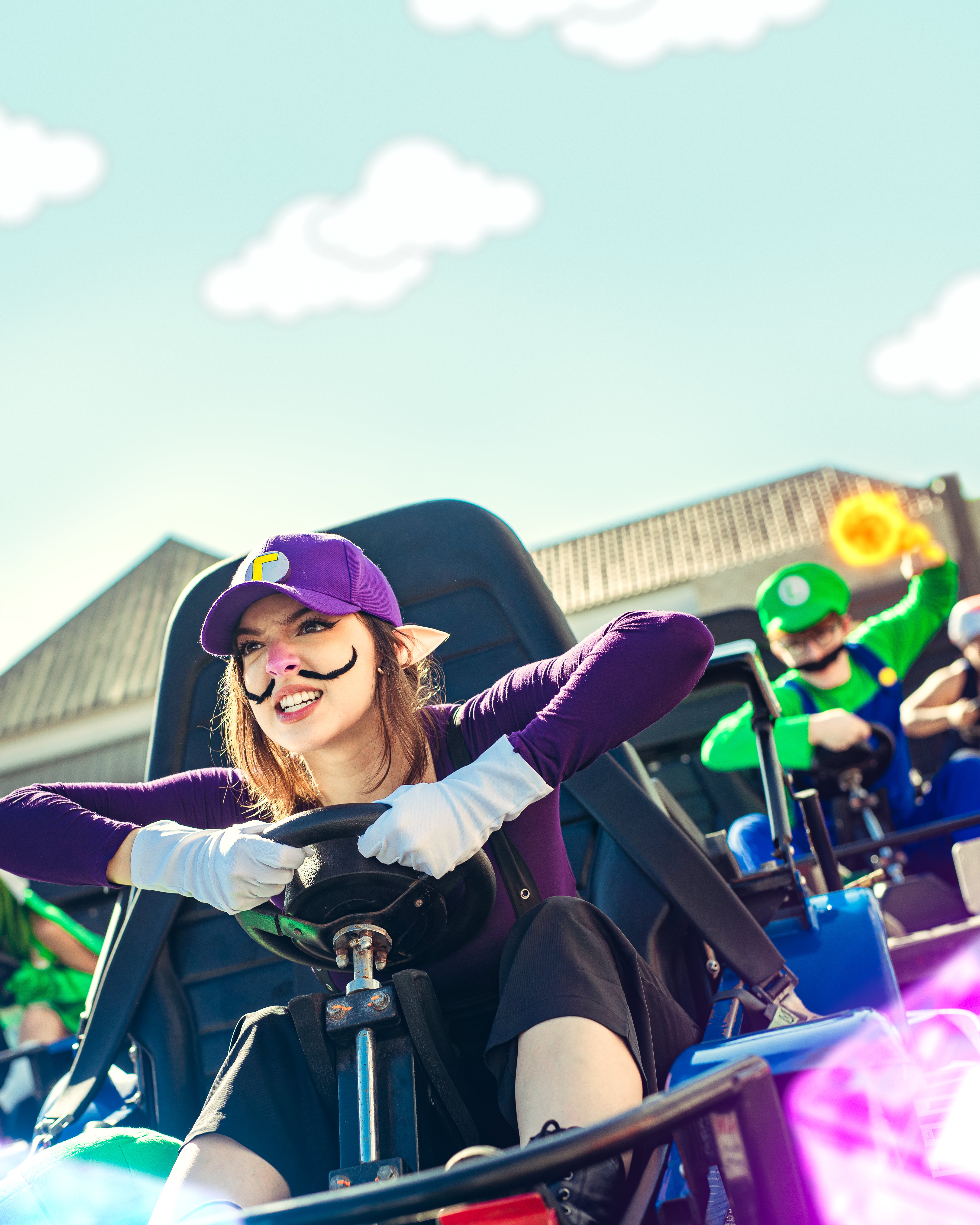 Mario Kart Cloud Costume