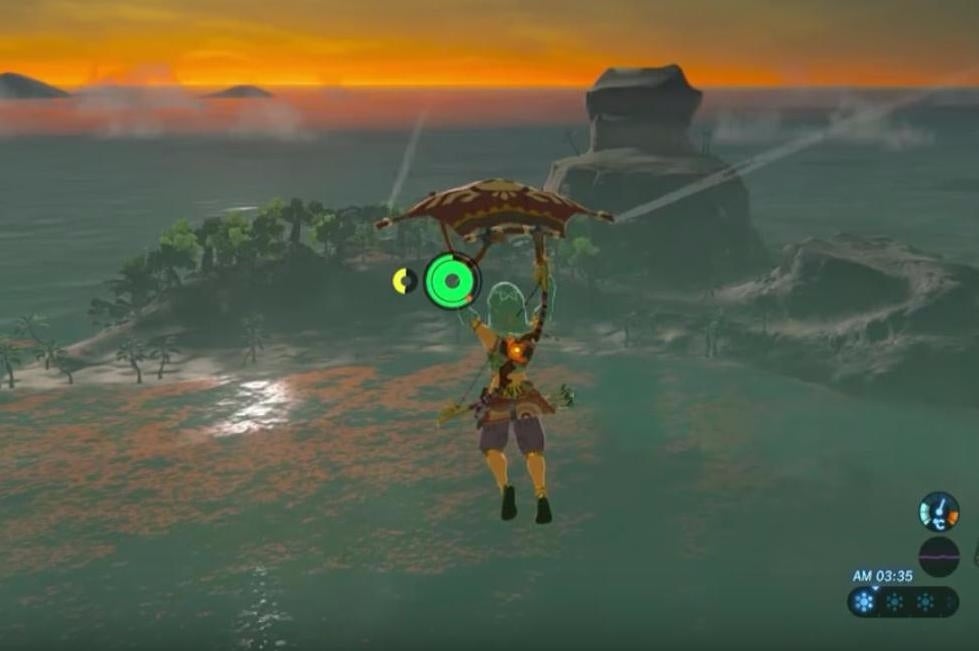 Watch Link glide over Hyrule, for 22 minutes, without touching the ...