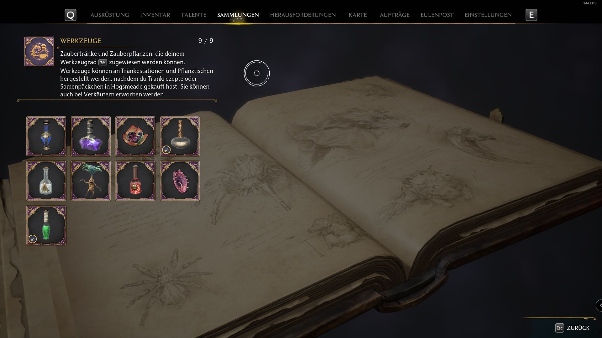 Hogwarts Legacy Tranke Brauen