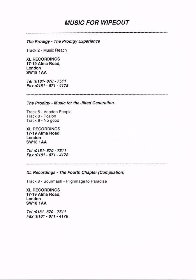 The original WipEout design document revealed | Eurogamer.net