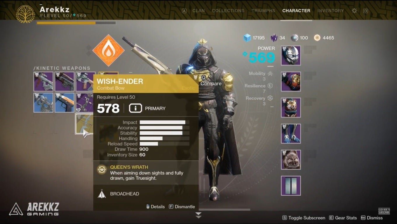 Destiny 2: Forsaken - How to get the Wish-Ender Exotic Bow | VG247