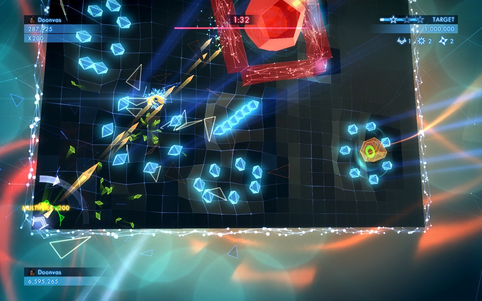 With its Topaz boss, Geometry Wars 3 comes alive in the strangest way ...