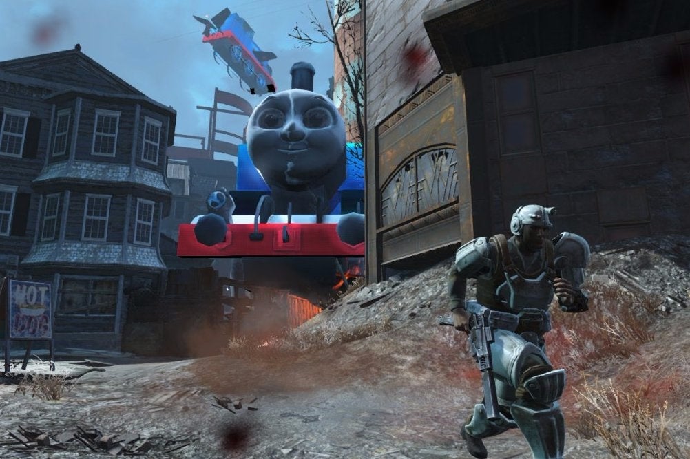 Witness the horror of Thomas the Tank Engine in Fallout 4 | Eurogamer.net