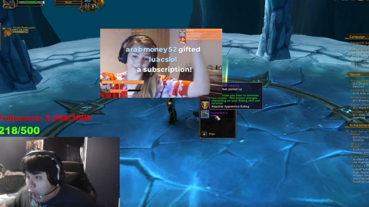 Streamer World of Warcraft po 9 latach znalazł rzadkiego wierzchowca ...