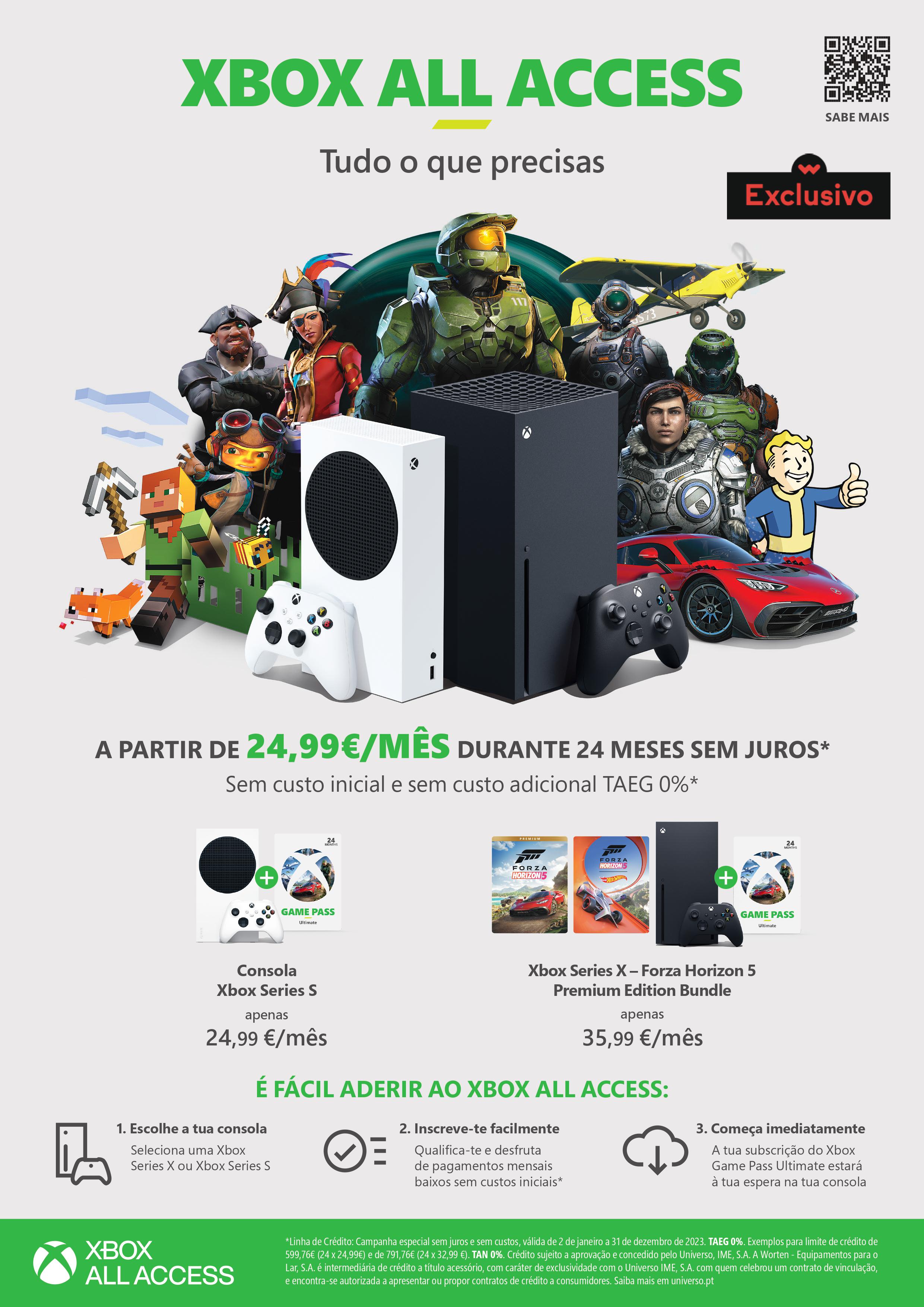 Xbox Series X com Forza Horizon 5 disponível por €35,99 por mês ...