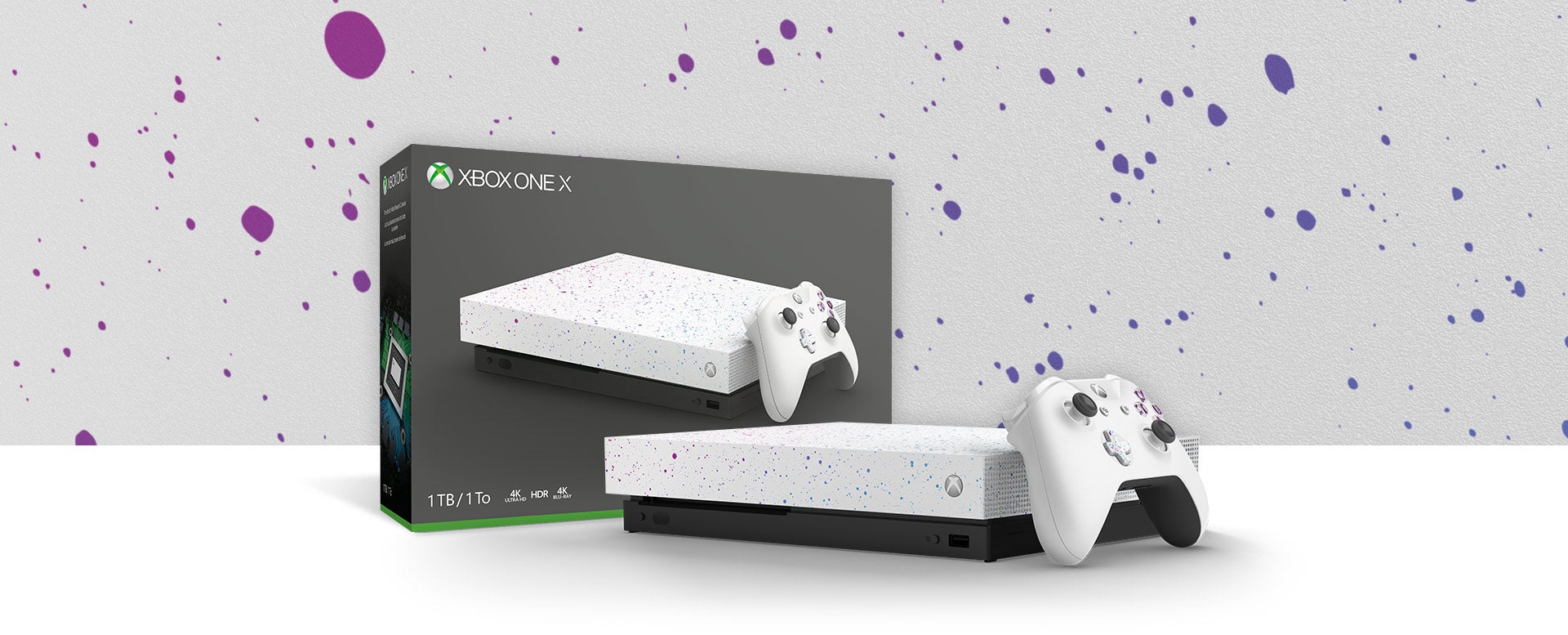 Já está disponível a nova edição da Xbox One X com salpicos de tinta ...