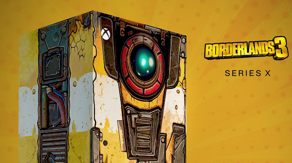 Xbox Series X stylizowany na Claptrapa z serii Borderlands | Eurogamer.pl