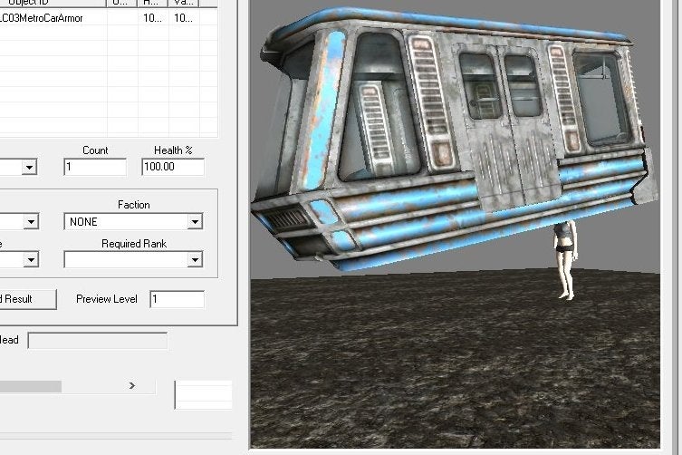 You wore Fallout 3's Presidential Metro train on your head | Eurogamer.net