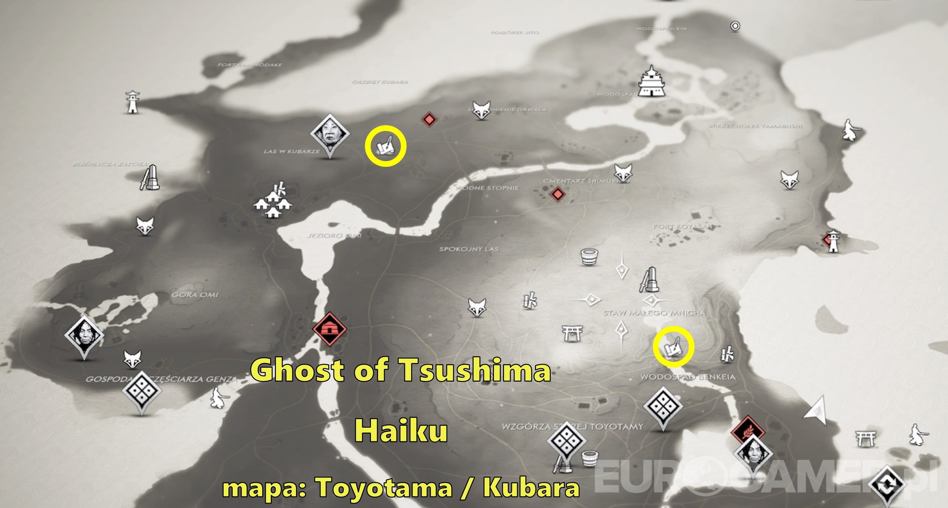Ghost of Tsushima - haiku: obszar Toyotama | Eurogamer.pl