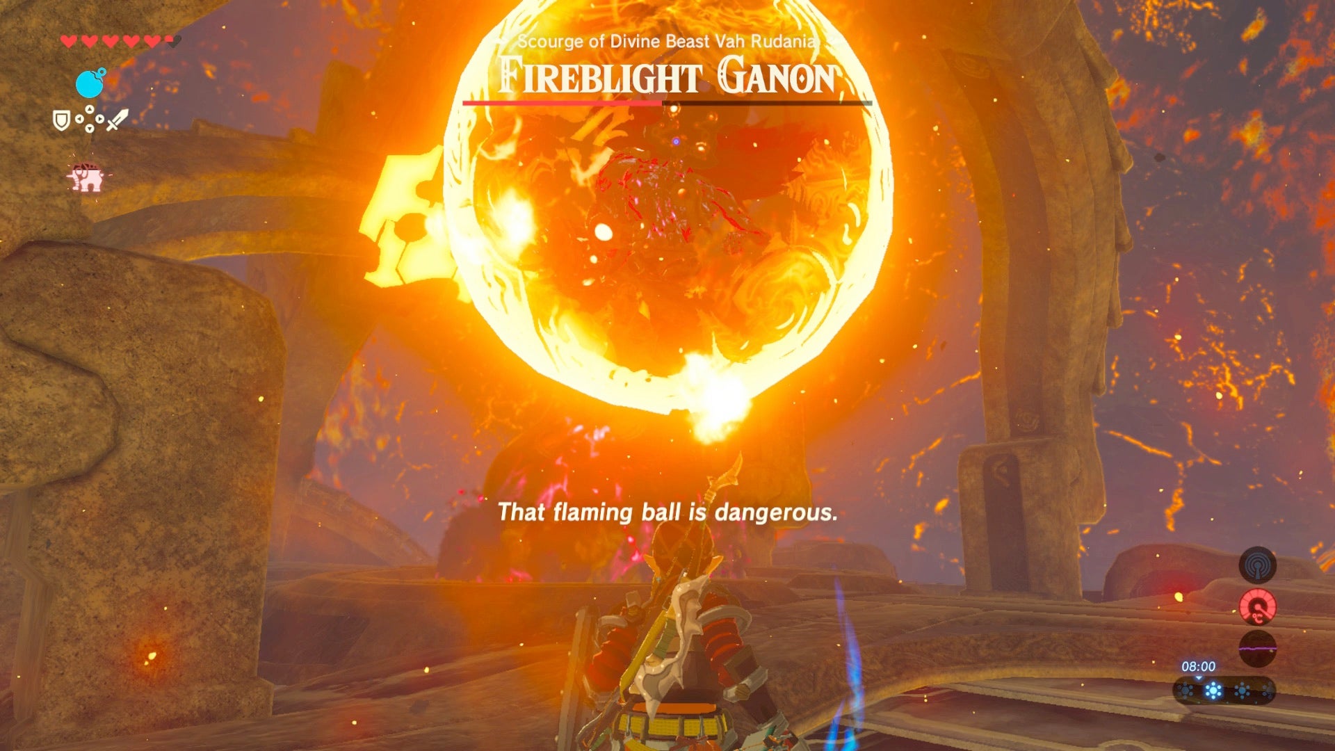 Zelda: Breath of the Wild - Fireblight Ganon boss fight strategy ...