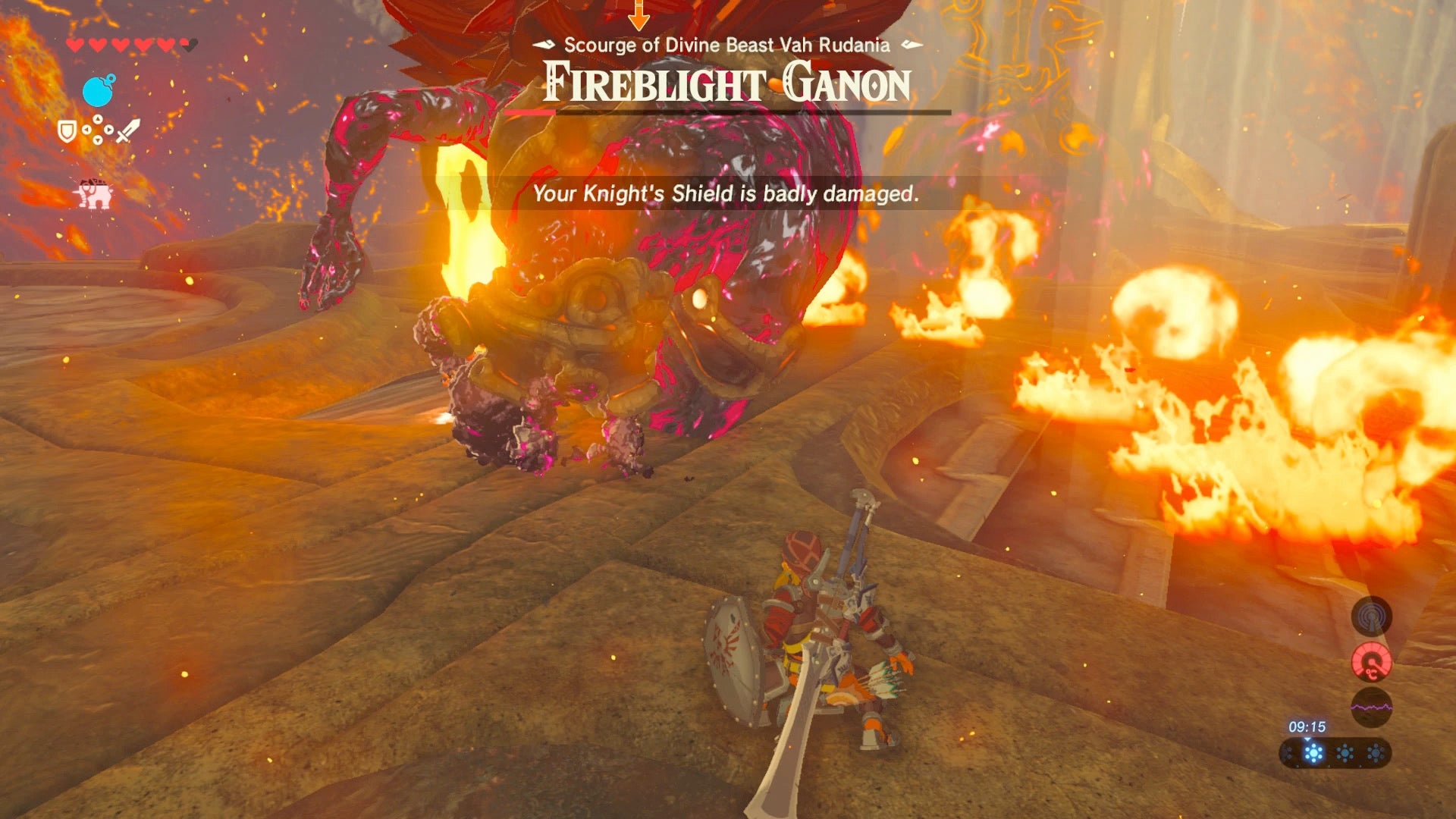 Zelda: Breath of the Wild - Estratégia para o boss Fireblight Ganon ...