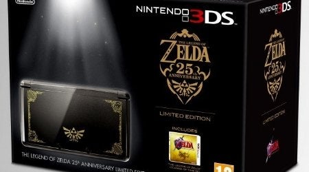 Nintendo 3ds Cosmo Black With Legend Of Zelda Ocarina Of Time