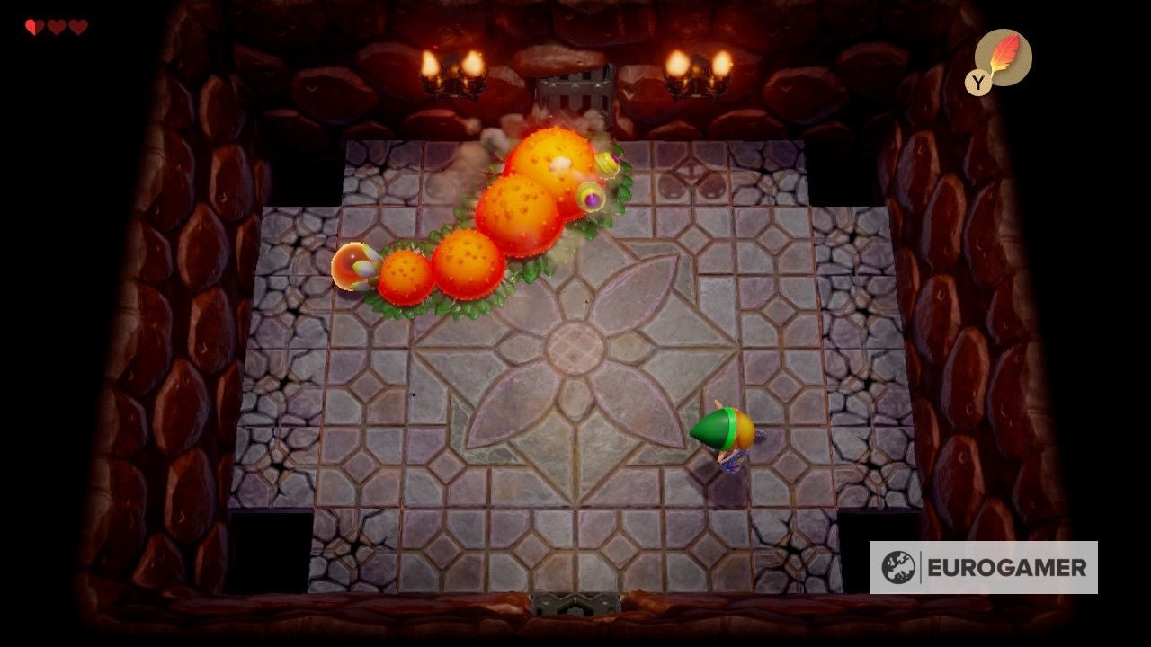 Zelda: Link's Awakening - Moldorm boss fight strategy | Eurogamer.net