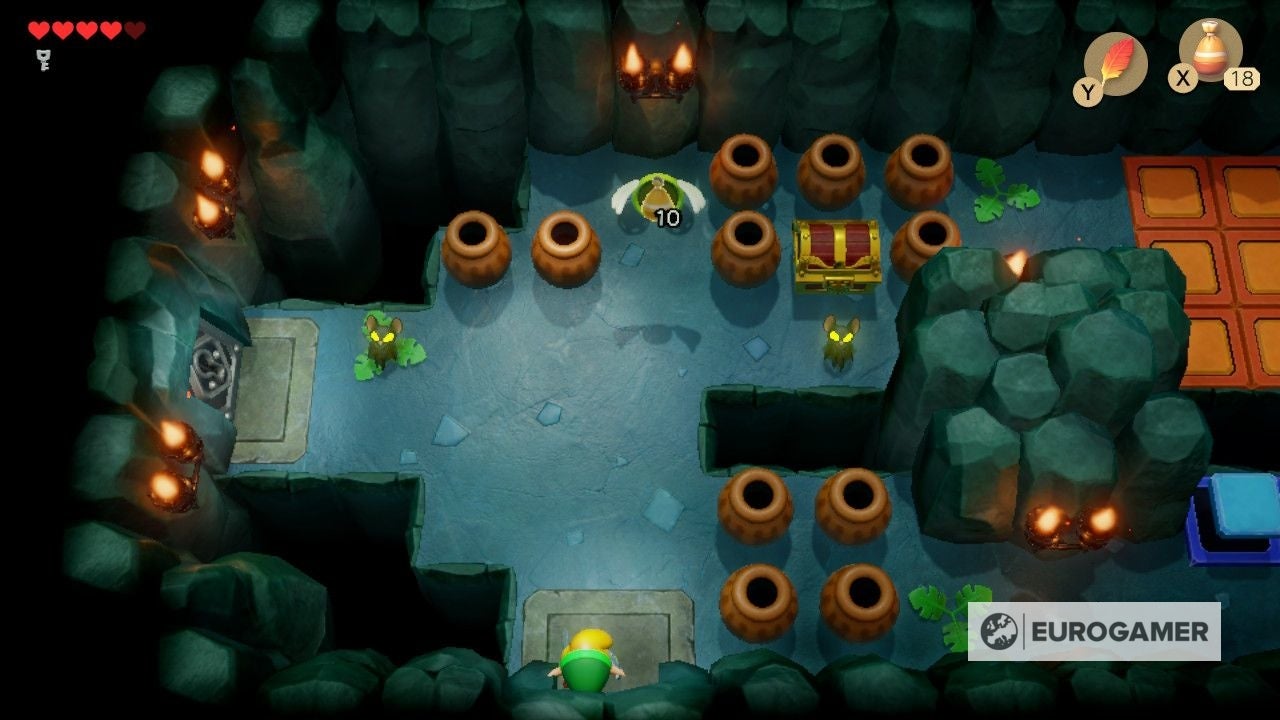 Zelda: Link's Awakening - Imprisoned Pols Voice and skeletal Staflos ...