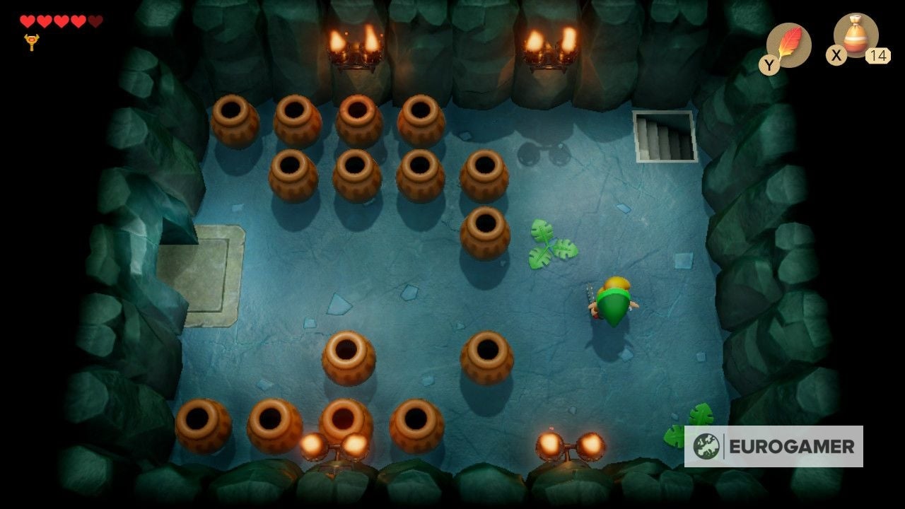 Zelda: Link's Awakening - Imprisoned Pols Voice and skeletal Staflos ...