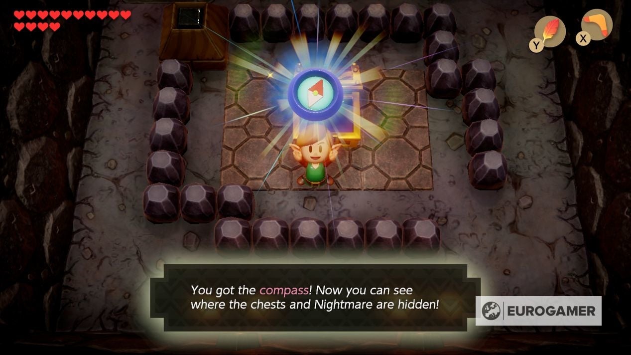 Zelda: Link's Awakening - Turtle Rock dungeon explored, crystal ...