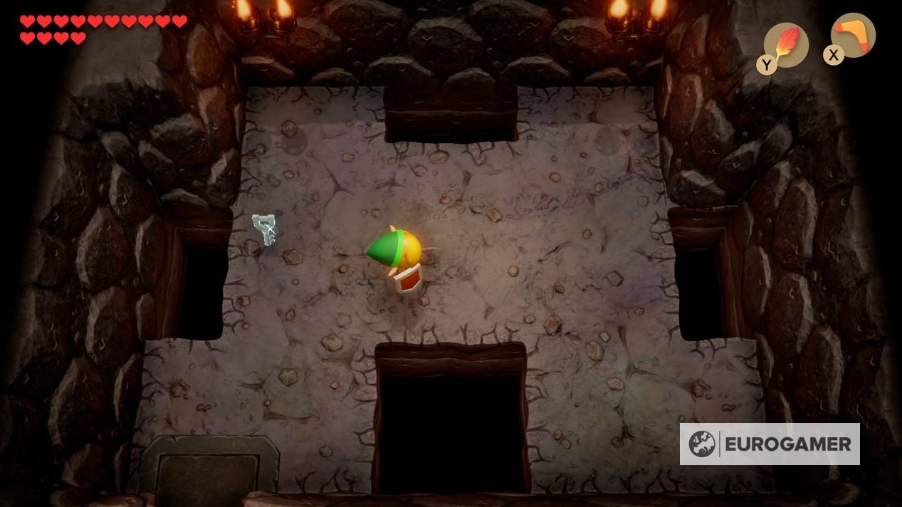 Zelda: Link's Awakening - Turtle Rock dungeon explored, crystal ...