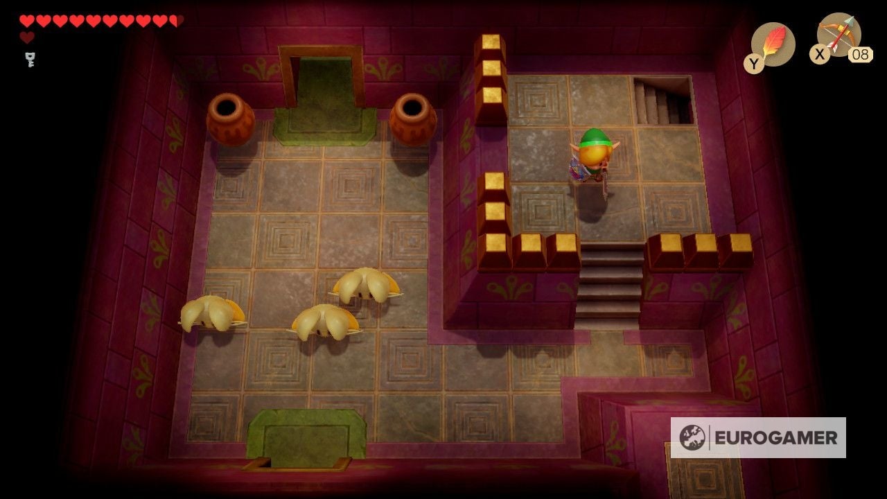 Zelda: Link's Awakening - Face Shrine dungeon explained, chess piece ...