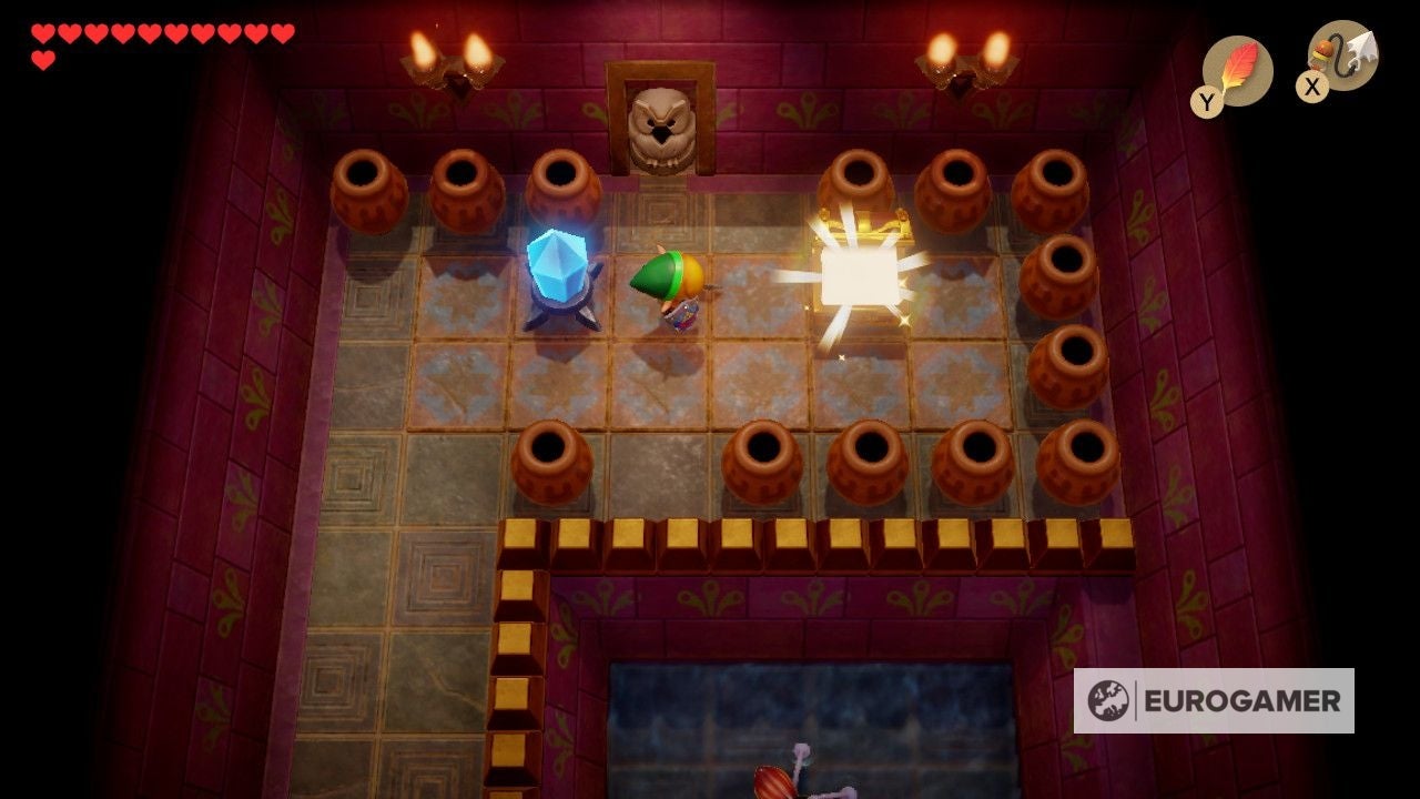 Zelda: Link's Awakening - Face Shrine dungeon explained, chess piece ...