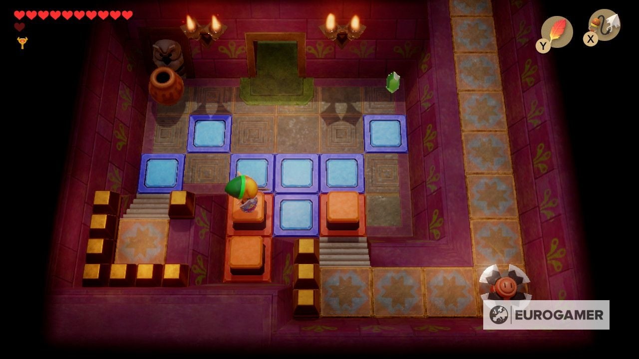 Zelda: Link's Awakening - Face Shrine dungeon explained, chess piece ...